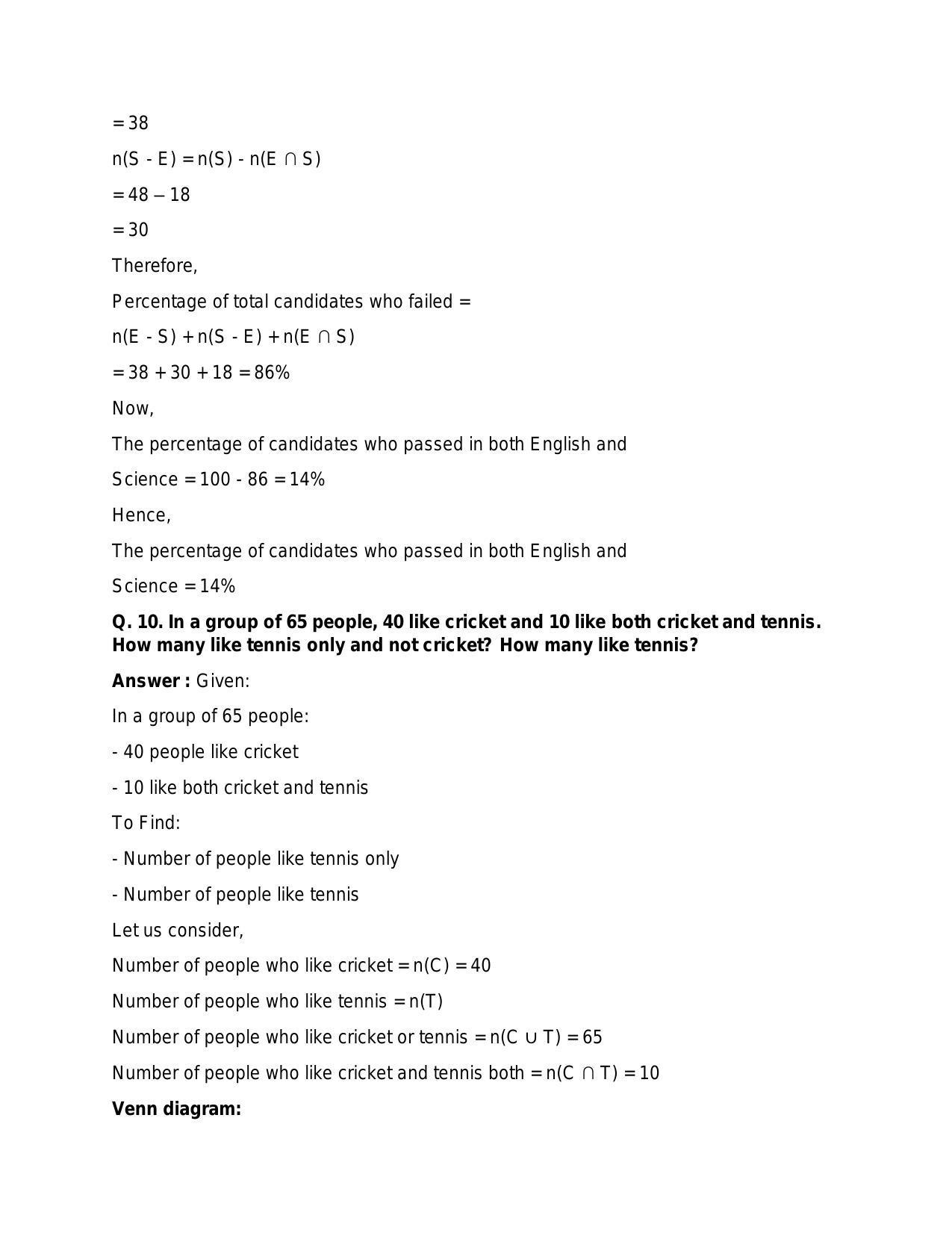 RS Aggarwal Solutions for 11th Class Maths Chapter 1-Sets - IndCareer Schools