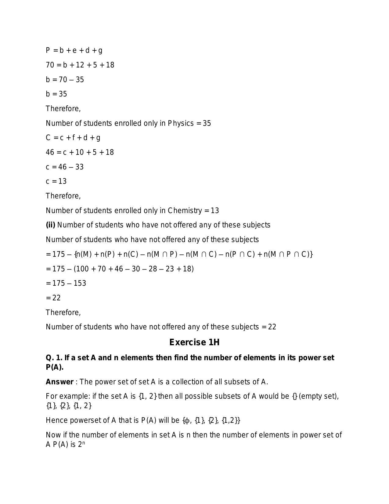 RS Aggarwal Solutions for 11th Class Maths Chapter 1-Sets - IndCareer Schools