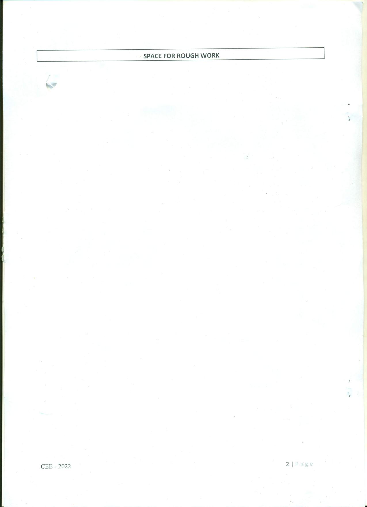 RIE CEE (L2) Question Paper 2022 - IndCareer Docs