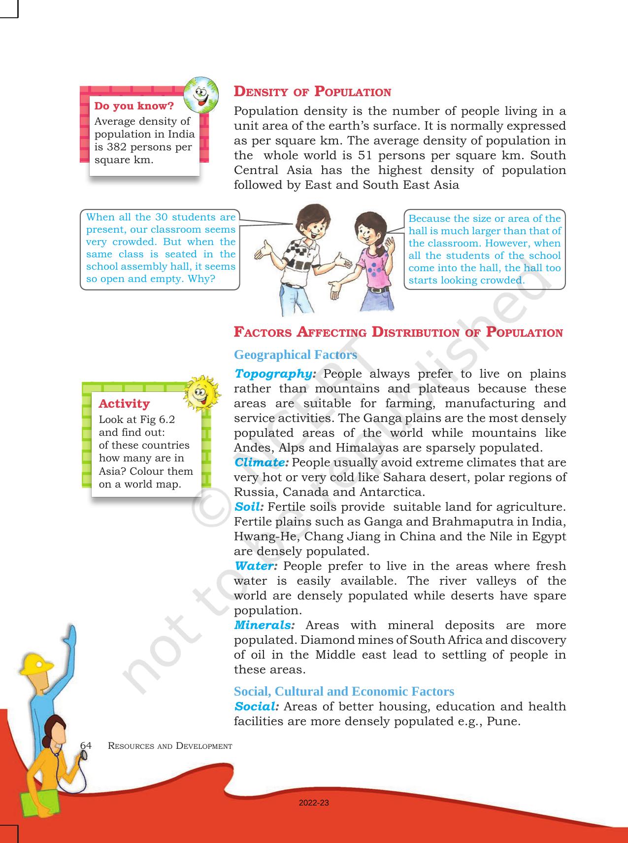 NCERT Book for Class 8 Geography Chapter 6 Human Resources