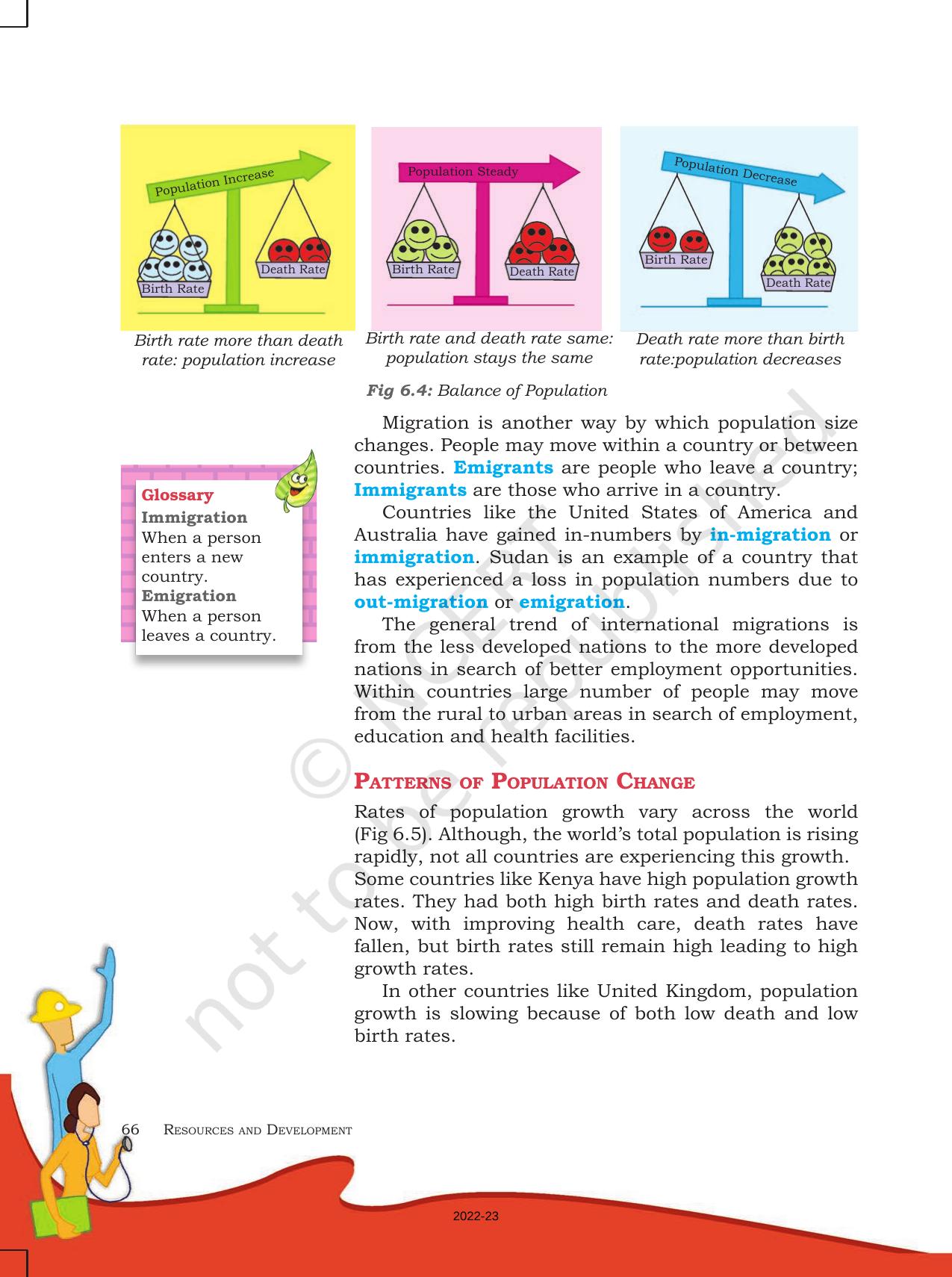 NCERT Book for Class 8 Geography Chapter 6 Human Resources