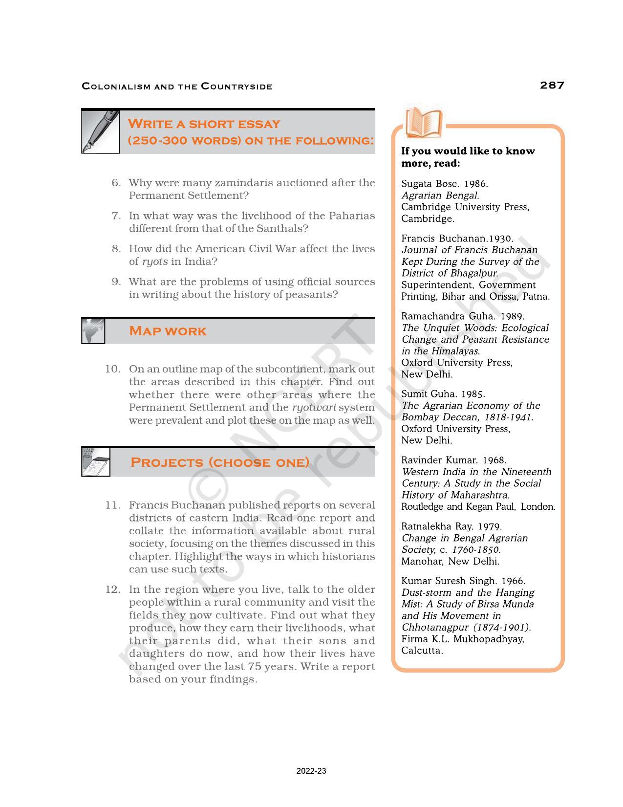 NCERT Book for Class 12 History Chapter 10 Colonialism