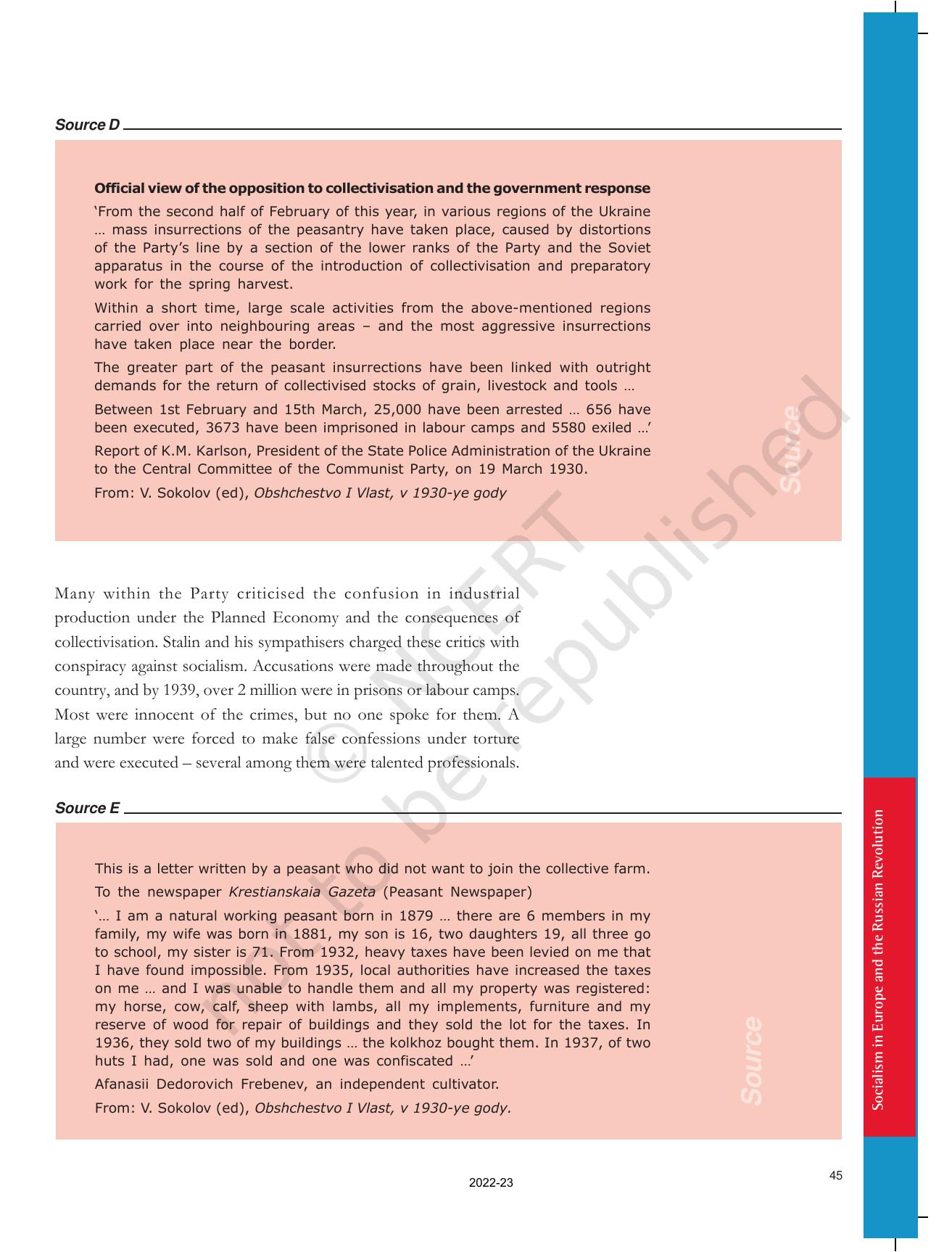NCERT Book for Class 9 History Chapter 2 Socialism in Europe