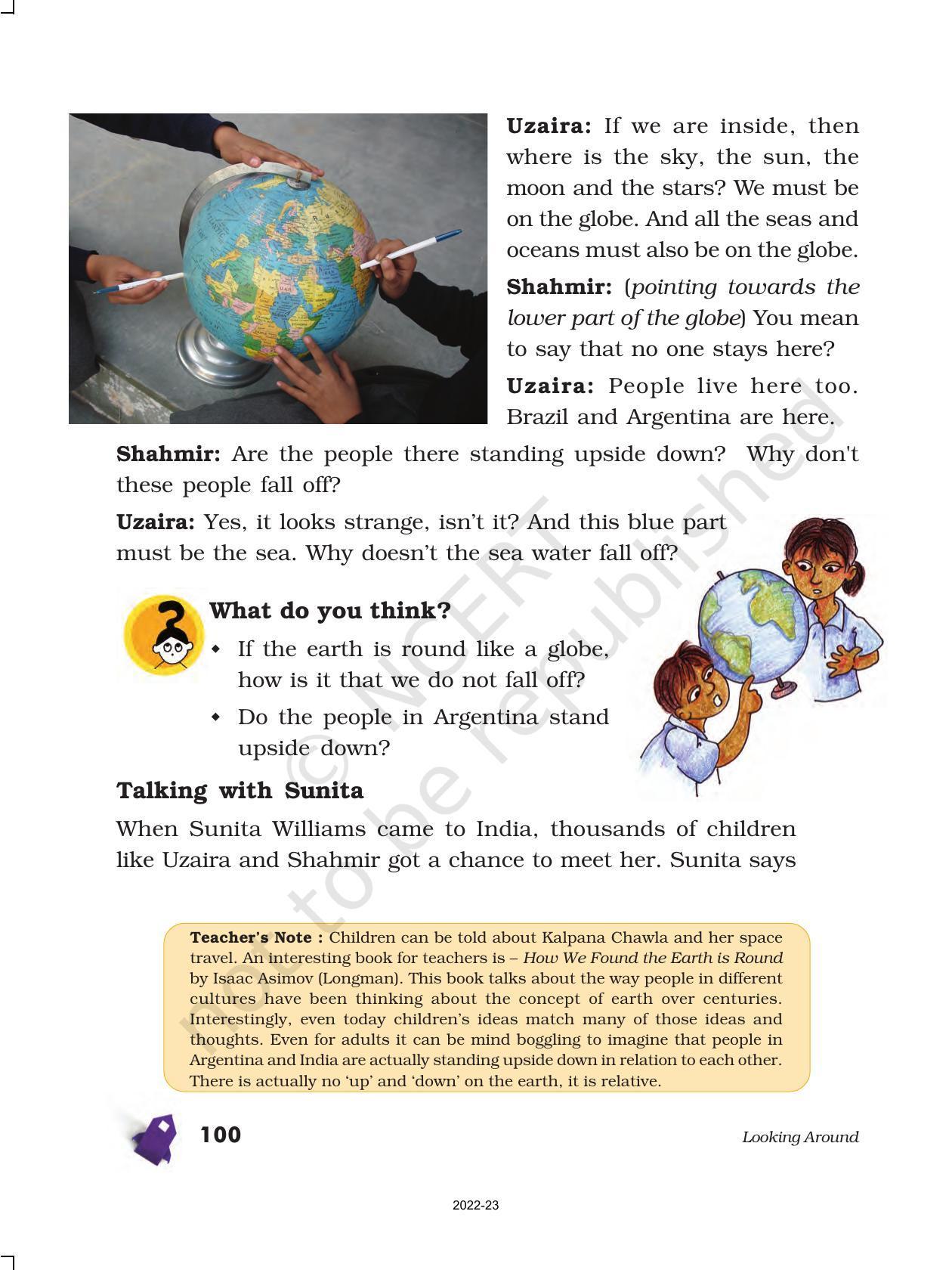 NCERT Book for Class 5 EVS Chapter 11 Sunita in Space - IndCareer Schools