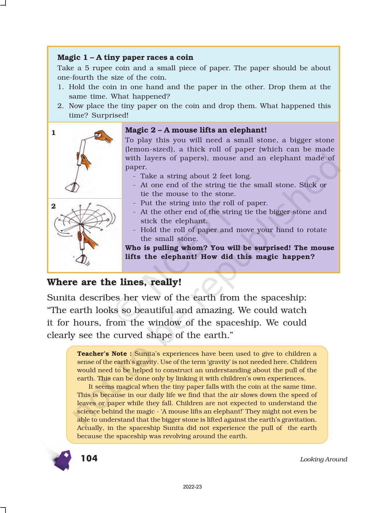NCERT Book for Class 5 EVS Chapter 11 Sunita in Space - IndCareer Schools
