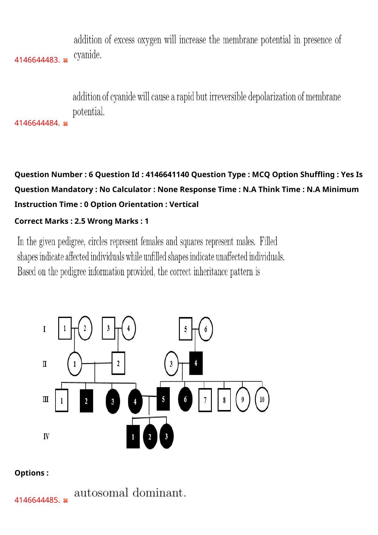 NEST 2023 Shift 1 Question Paper with Answer Keys - IndCareer Docs