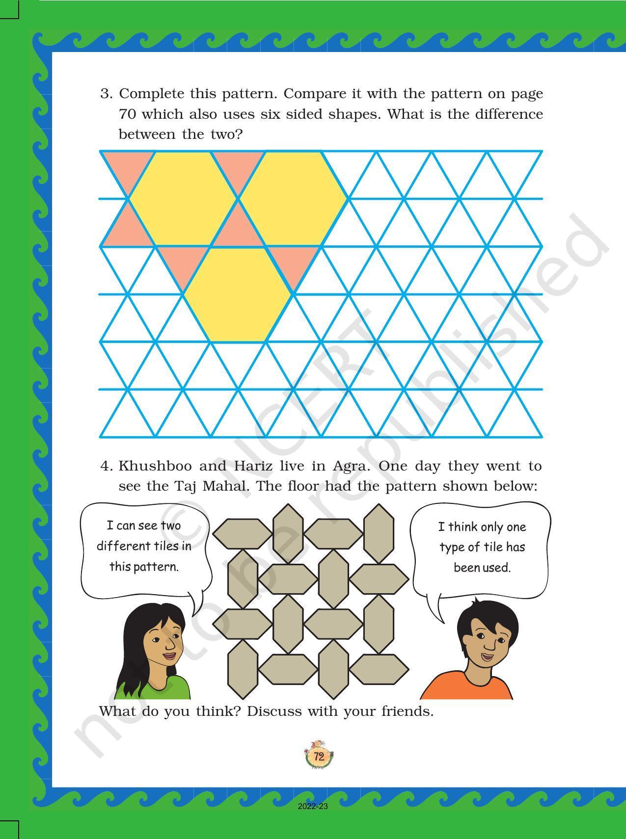 NCERT Book for Class 3 Maths Chapter 5-Shapes and Designs - IndCareer ...
