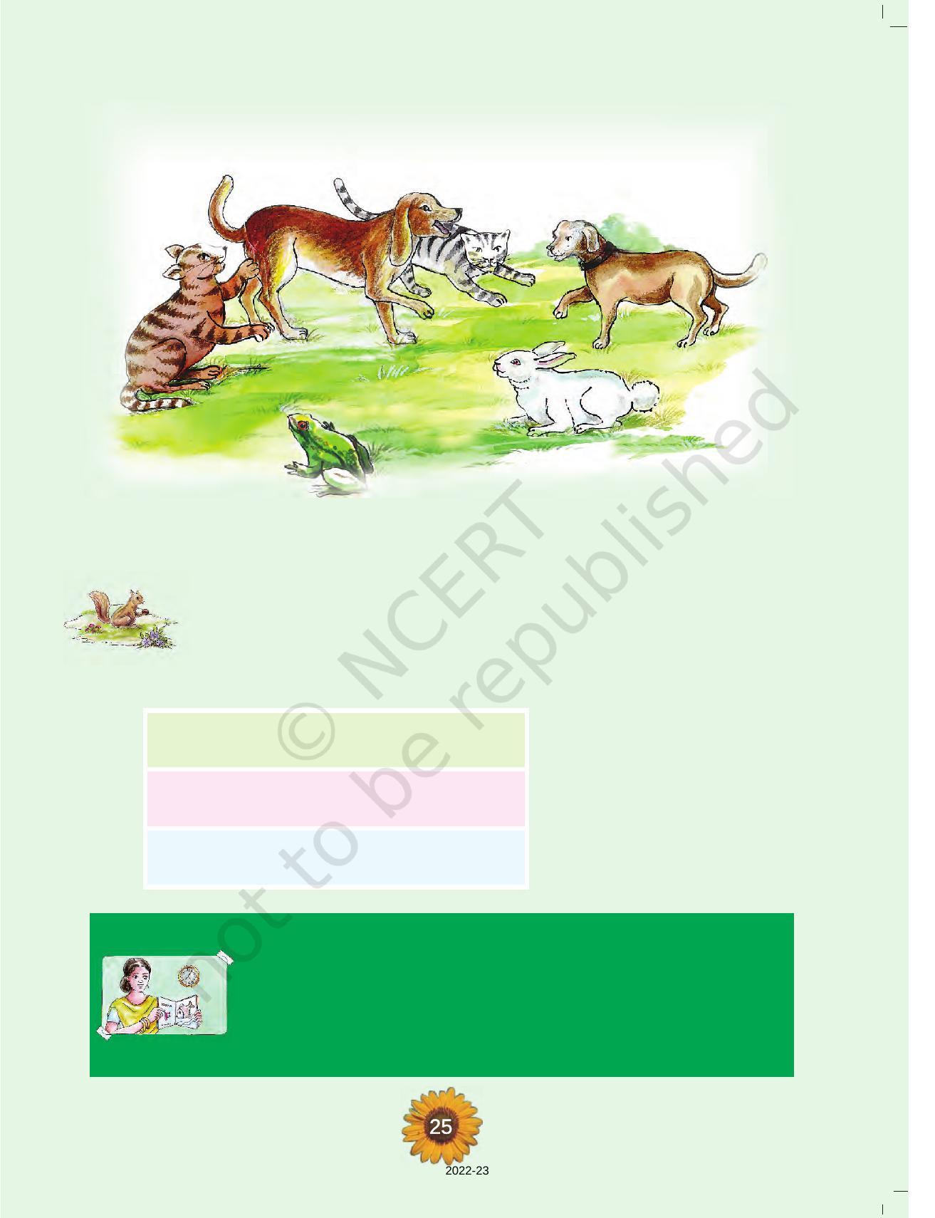 Ncert Book For Class 1 English Raindrop Unit 9 Hide And Seek