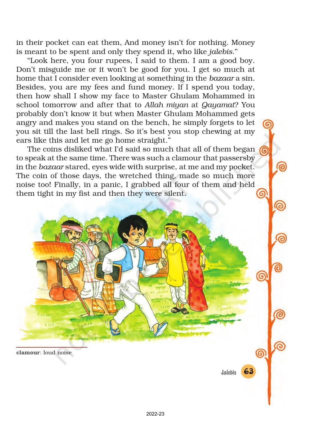 NCERT Book for Class 8 English Chapter 8 Jalebis