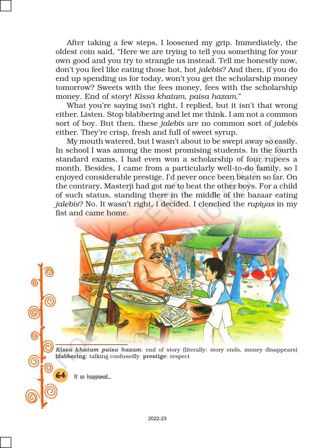 NCERT Book for Class 8 English Chapter 8 Jalebis