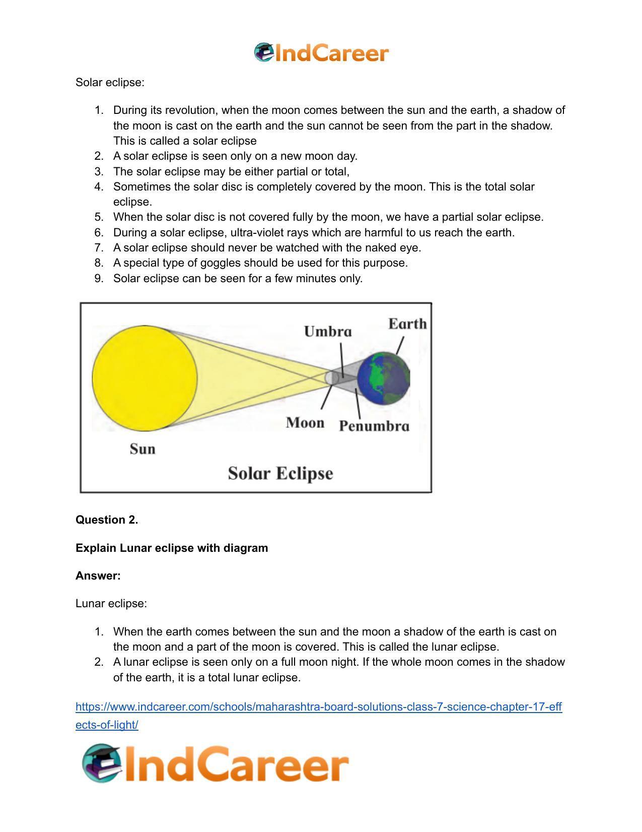 Maharashtra Board Solutions Class 7-Science: Chapter 17- Effects of ...