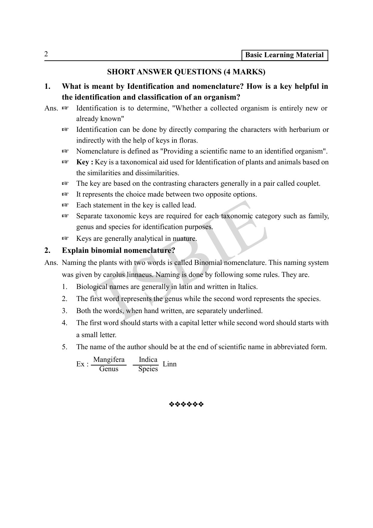 TS SCERT Inter 1st Year Botany Path 1 (English Medium) Text Book ...