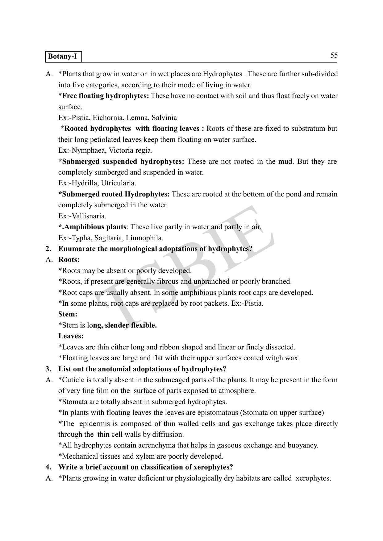 TS SCERT Inter 1st Year Botany Path 1 (English Medium) Text Book ...