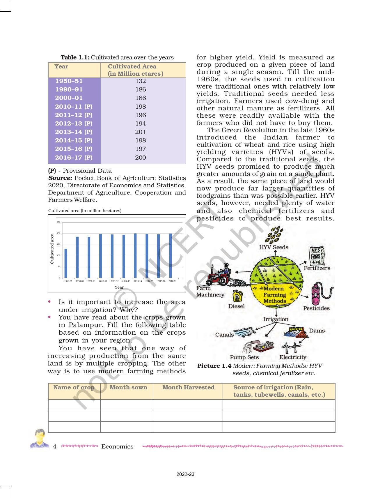 NCERT Book for Class 9 Economics Chapter 1 The Story of Village