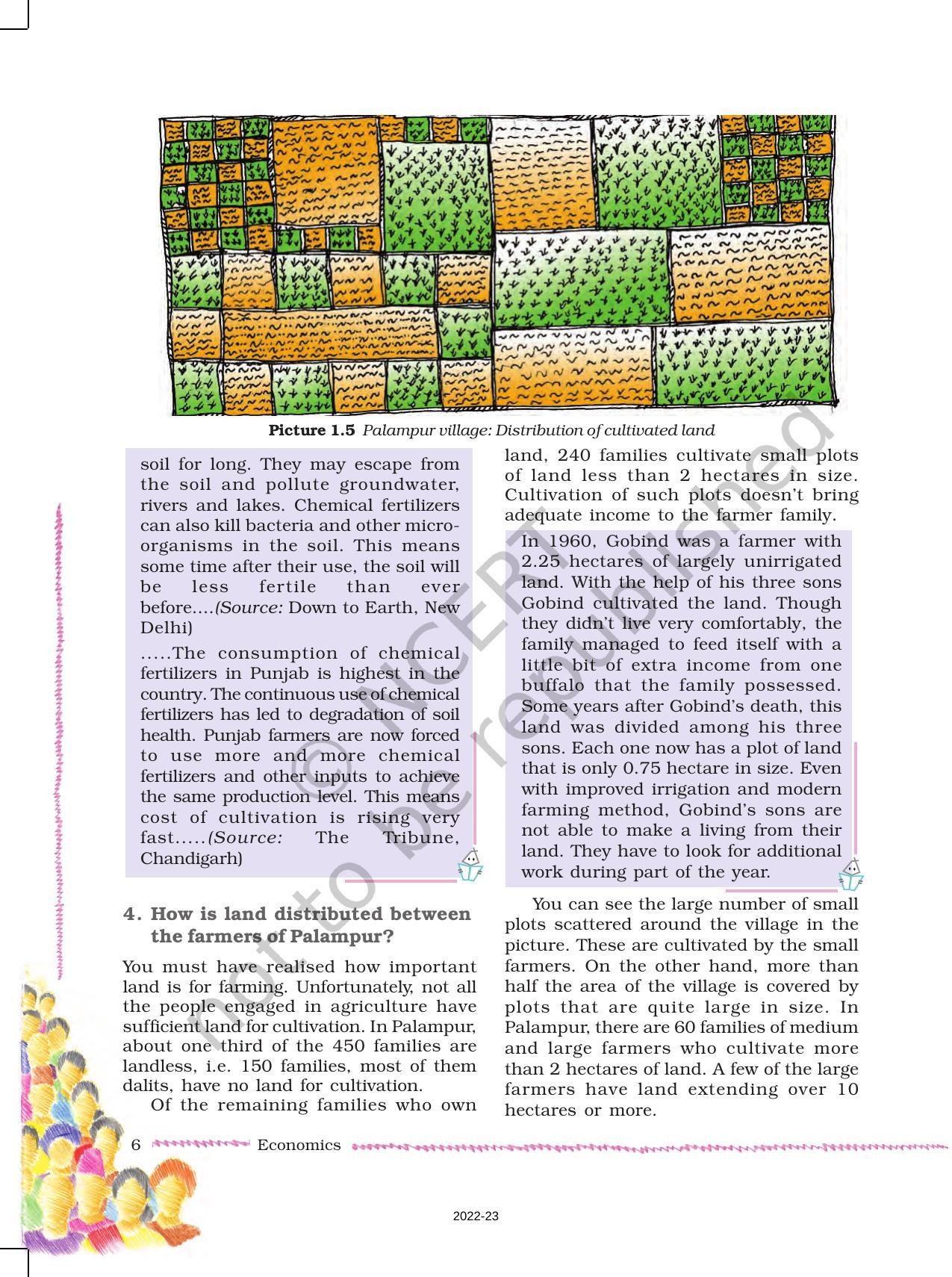 NCERT Book for Class 9 Economics Chapter 1 The Story of Village