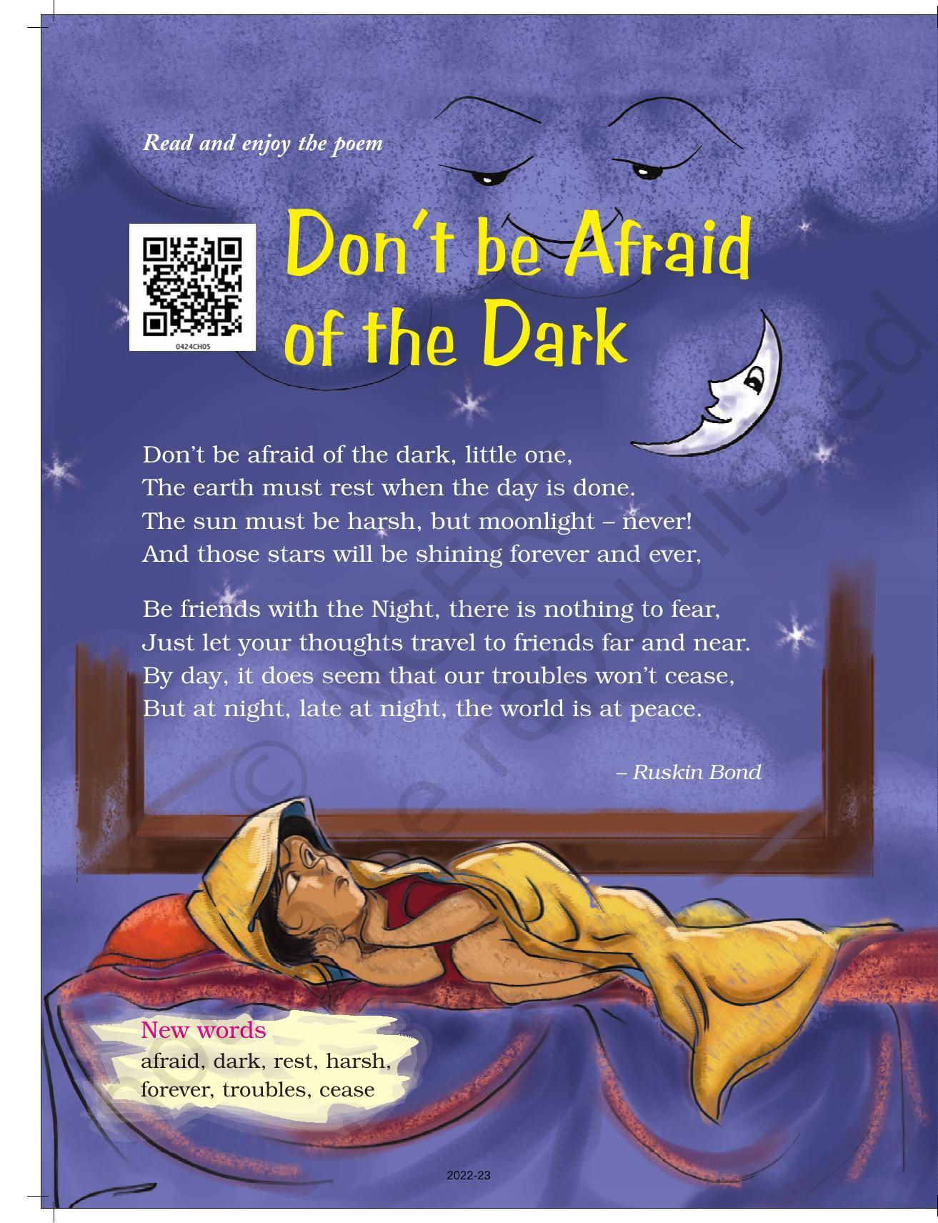 NCERT Book for Class 4 English (Poem): Chapter 9-Don’t be Afraid of the ...