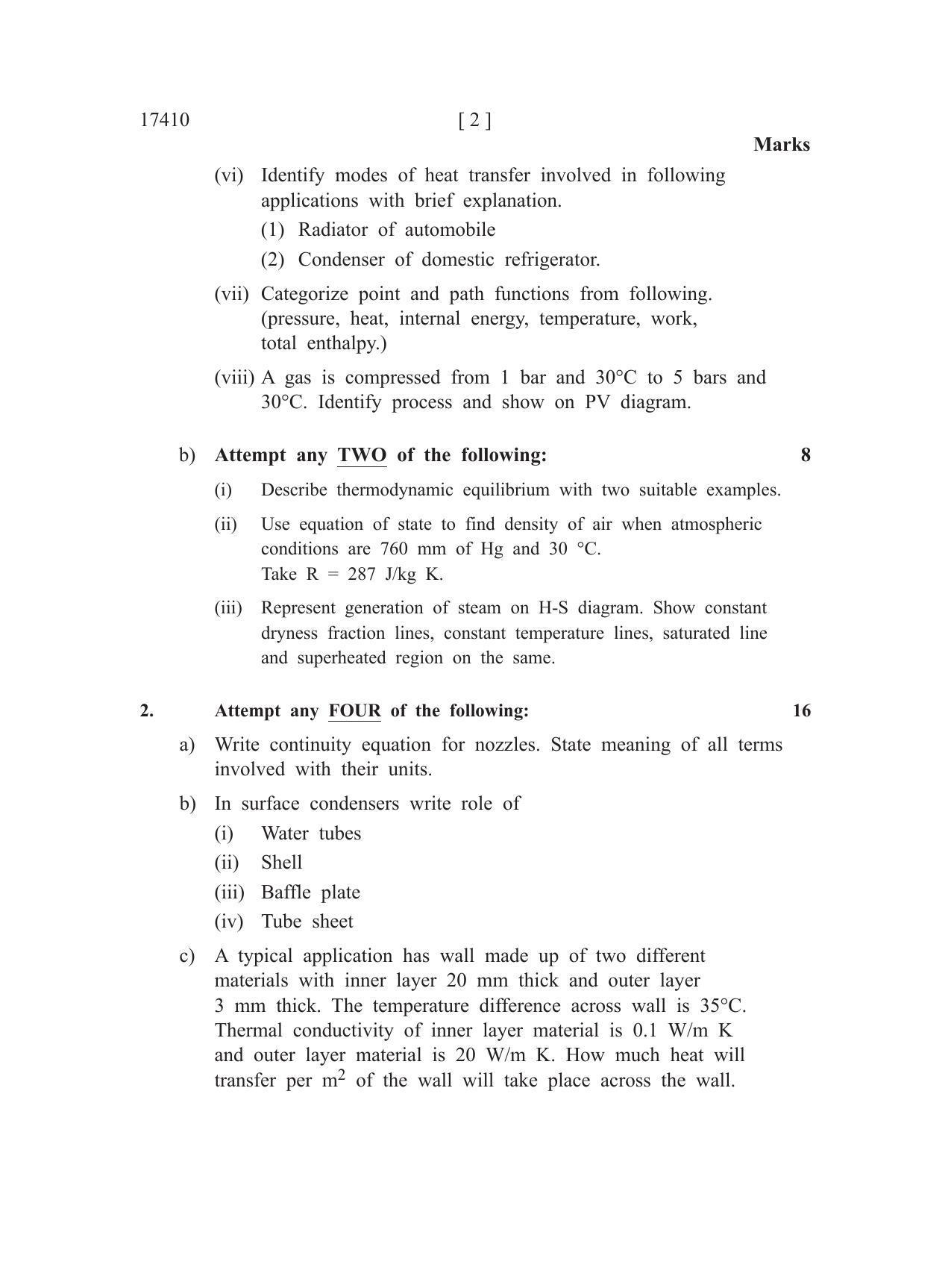MSBTE Winter Question Paper 2019 - Thermal Engineering - IndCareer Docs
