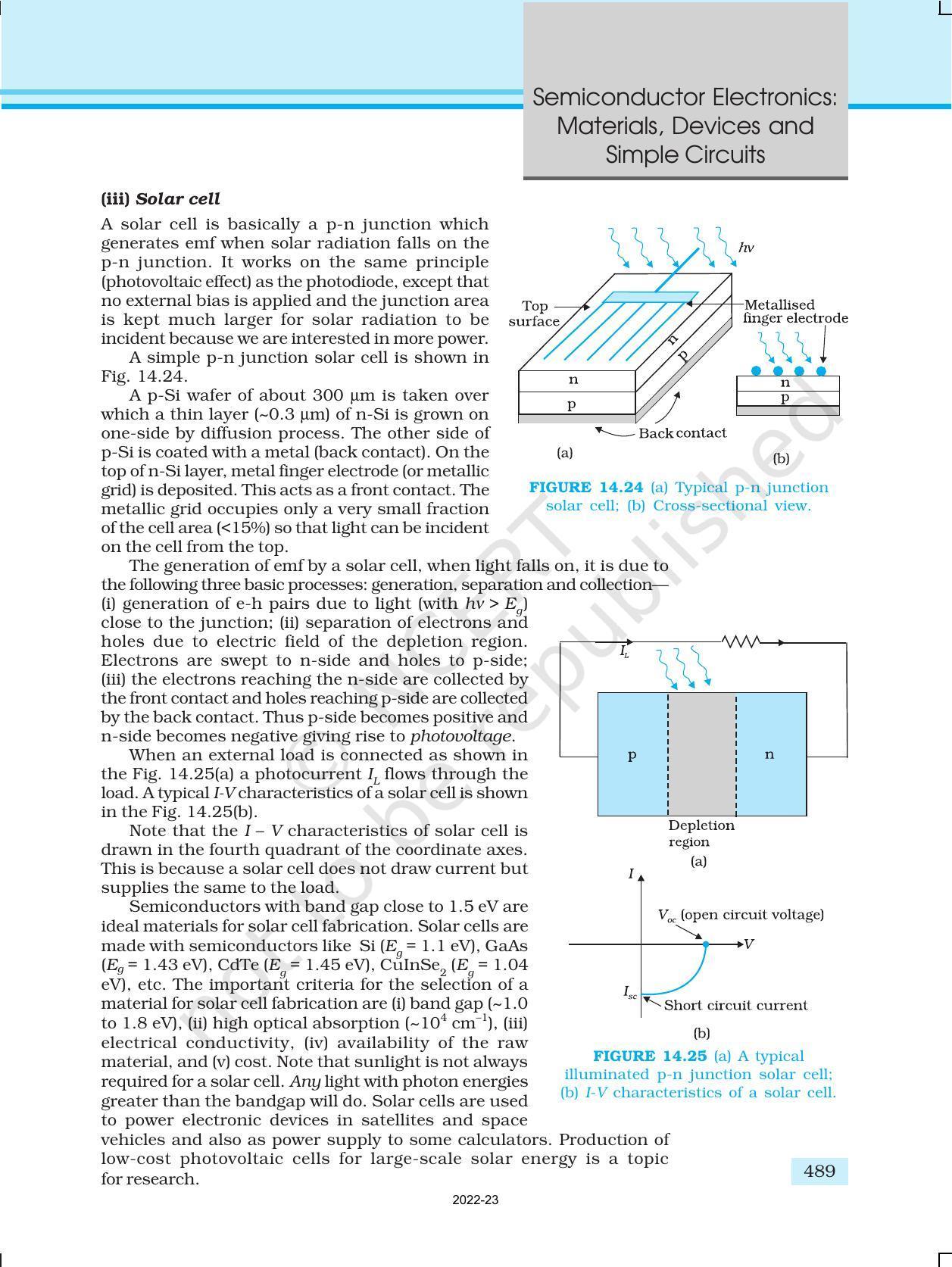 NCERT Book for Class 12 Physics Chapter 14 Semiconductor Electronics ...