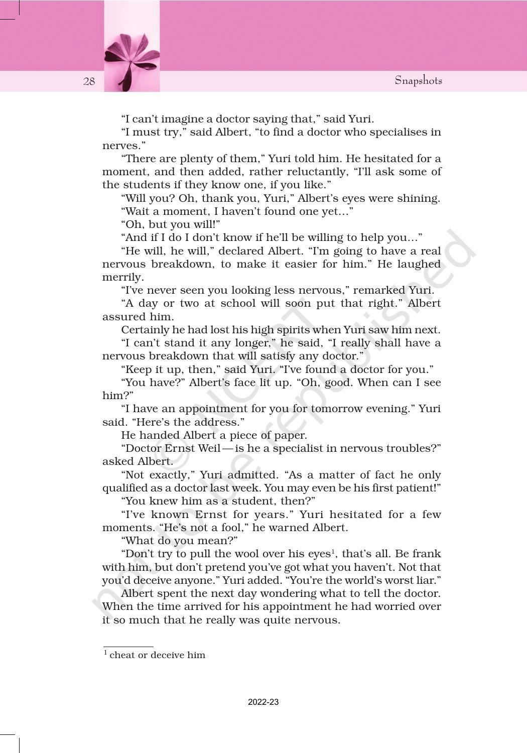 NCERT Book for Class 11 English Chapter 4 Albert Einstein