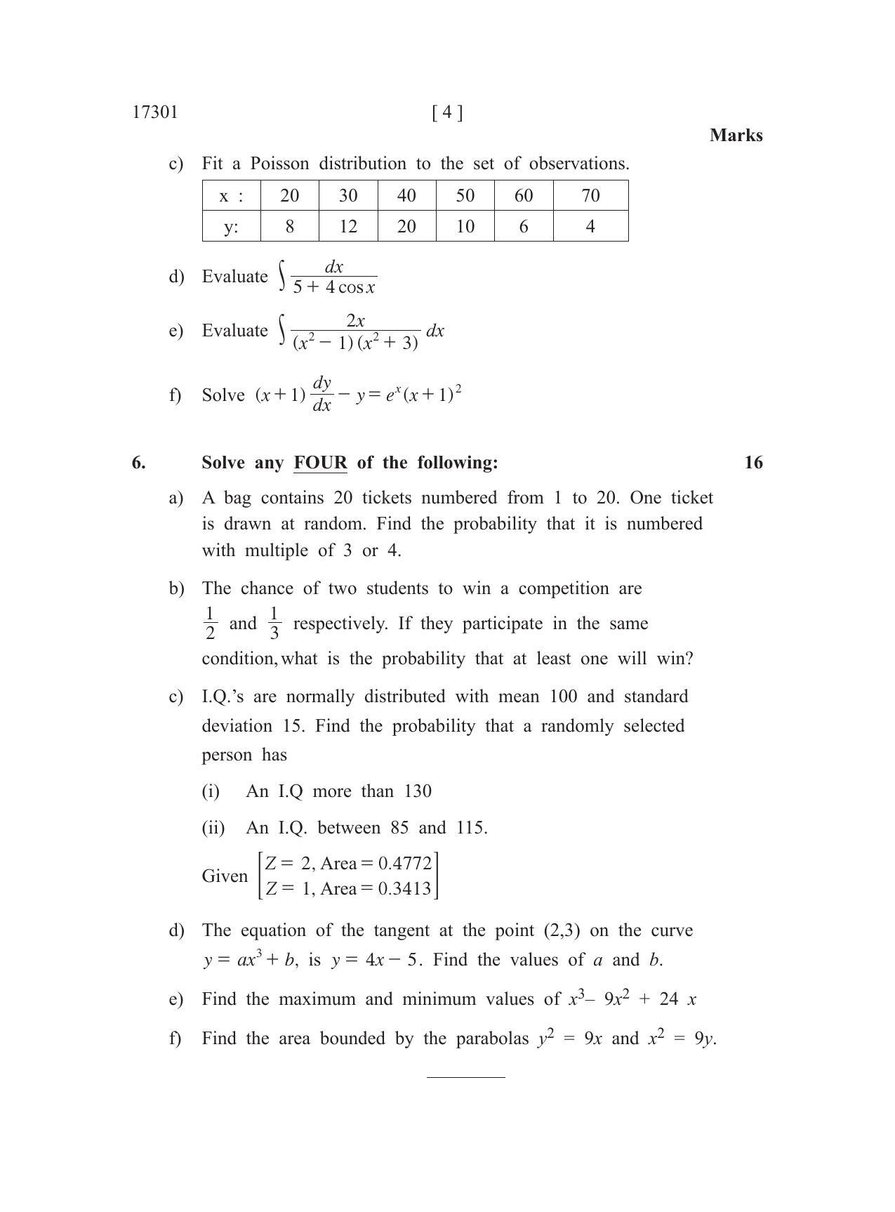 MSBTE Summer Question Paper 2019 - Applied mathematics - IndCareer Docs