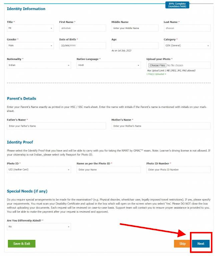 NMAT 2025 Application Form, NMAT Registration, Apply Online - IndCareer