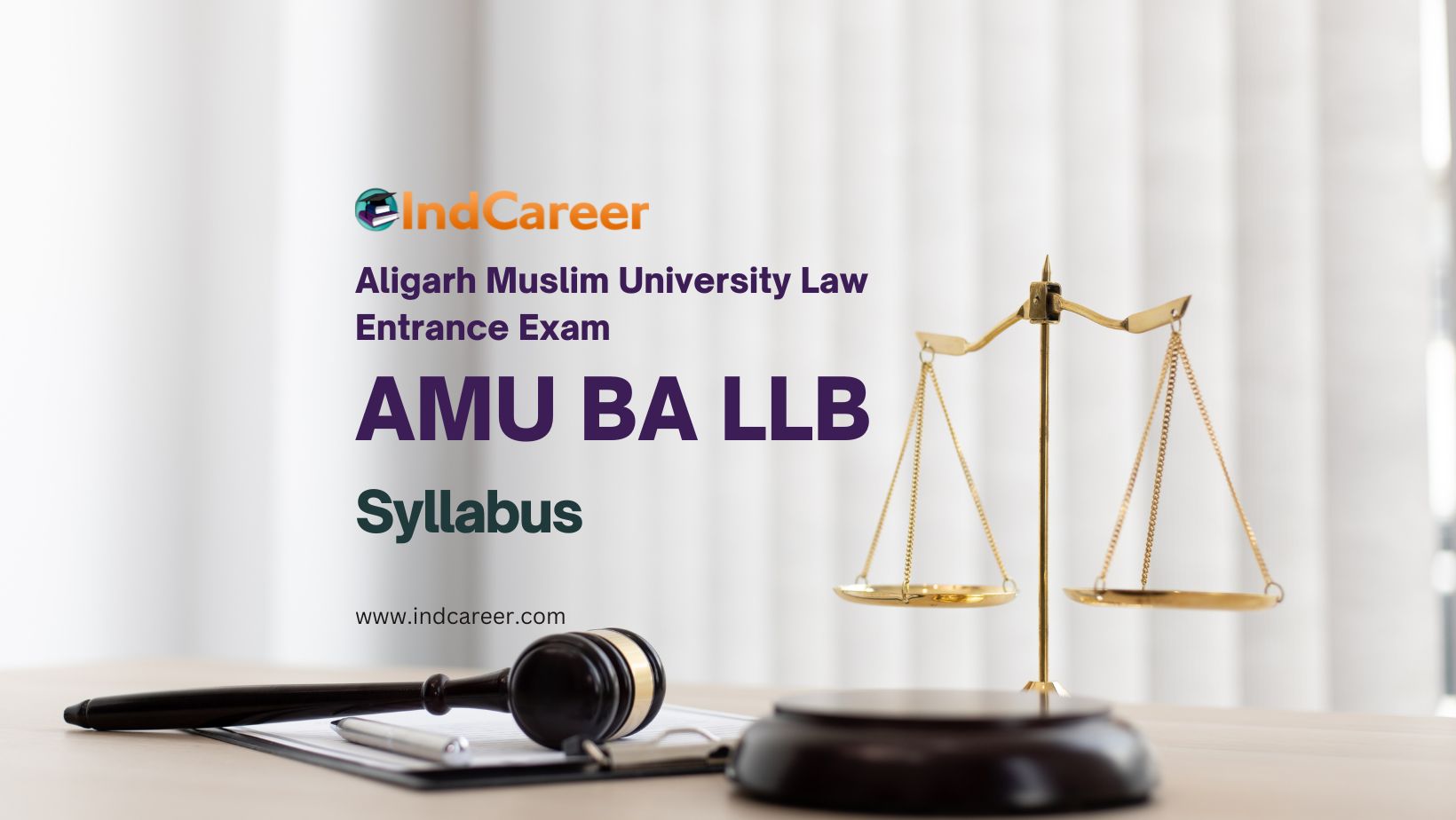 AMU BA LLB Syllabus 2025 - IndCareer