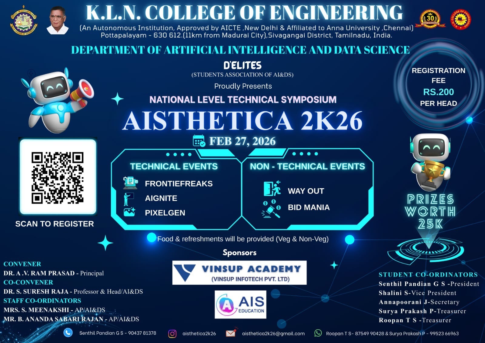 College Events in Tamil Nadu 2026 – Technical, Cultural Fests ...
