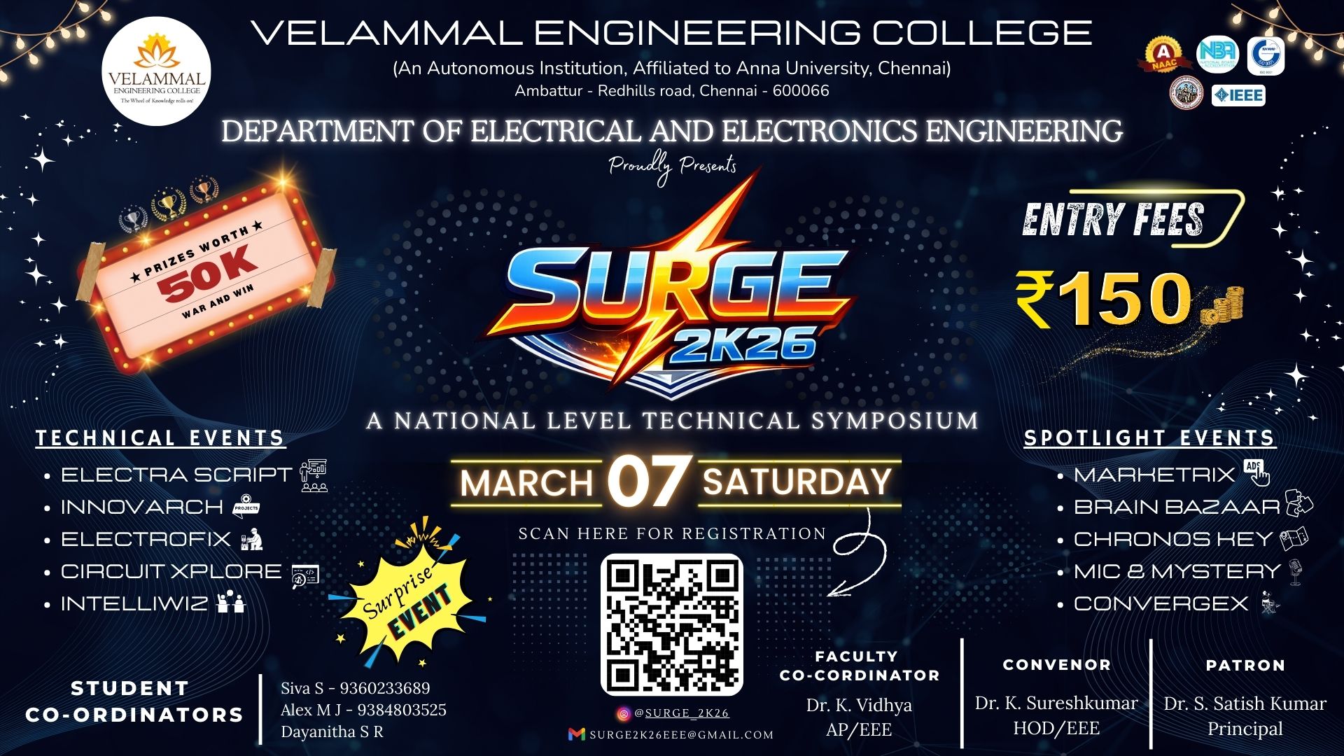 College Events in Tamil Nadu 2026 – Technical, Cultural Fests ...