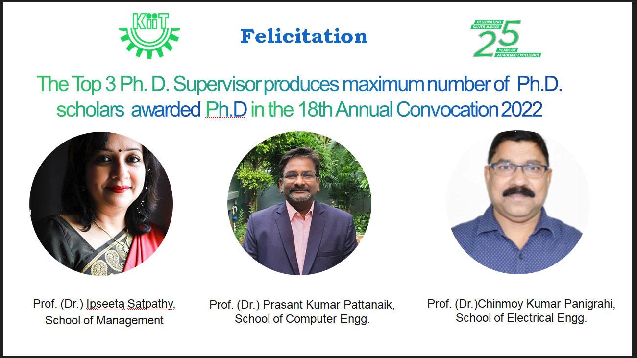 KIIT Faculty Members Felicitated for Academic & Research Achievements - IndCareer News