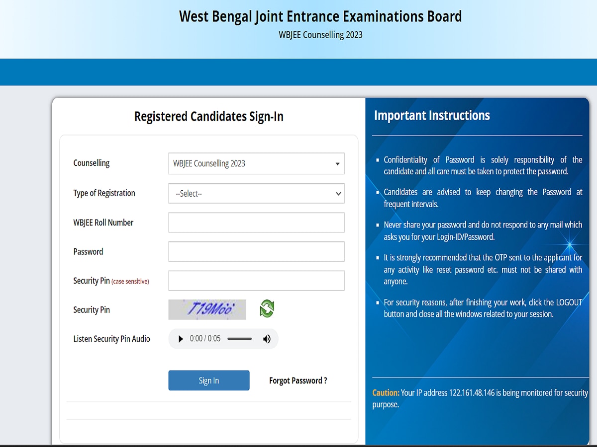 Check Here for the Declared Result of WBJEE 2023 Mock Seat Allotment on Wbjeeb.nic.in ...