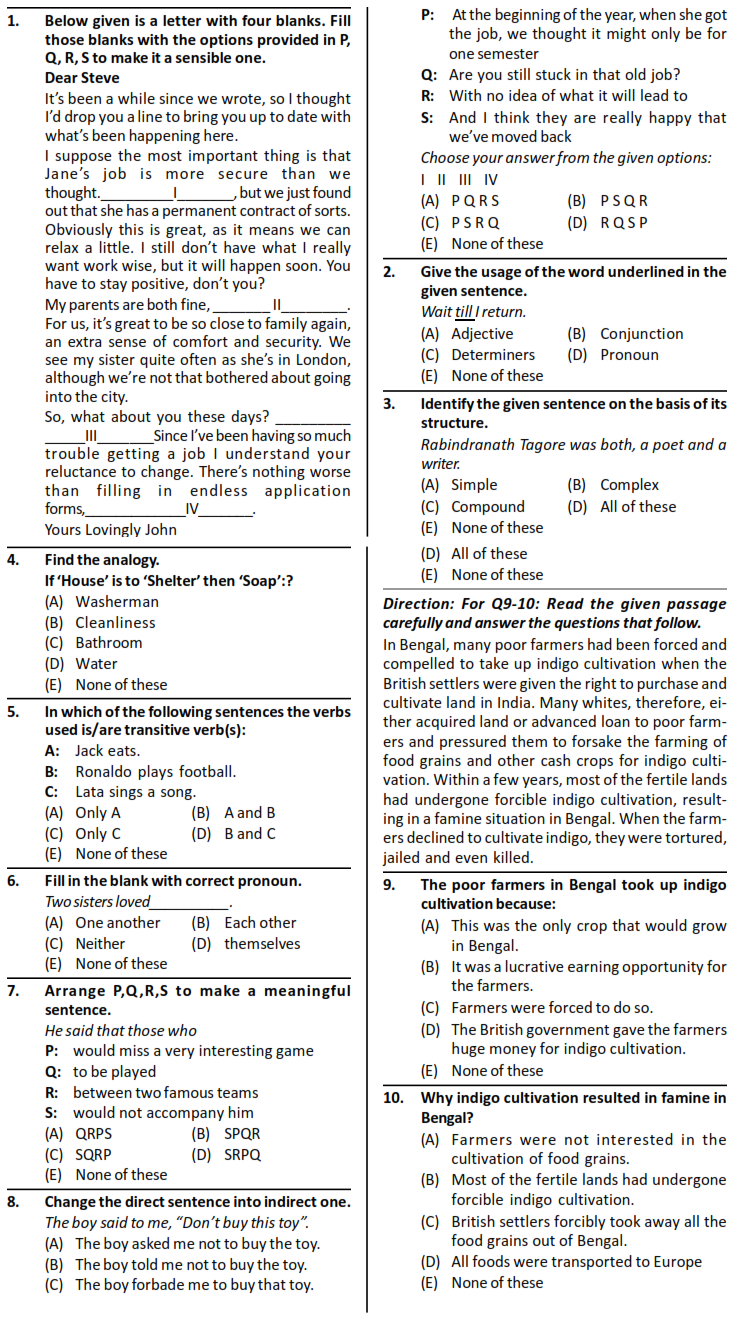 Silverzone iOEL Syllabus and Sample Question Paper for Class 6 ...