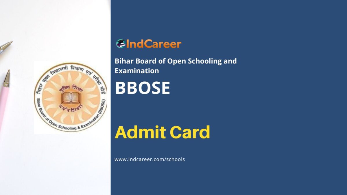 BBOSE 10th, 12th Admit Card - IndCareer Schools