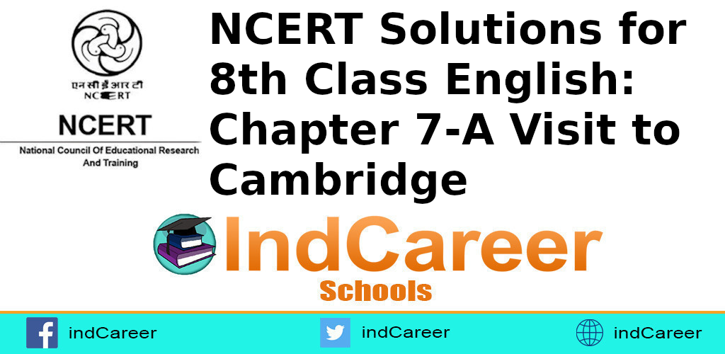 NCERT Solutions Class 8, English Chapter 7- IndCareer Schools