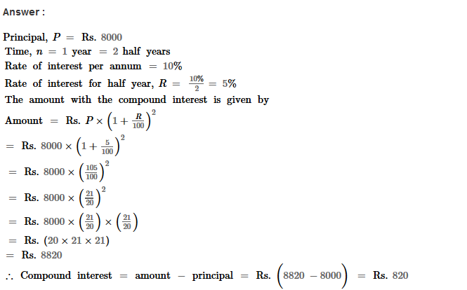 RS Aggarwal Solutions for Class 8, maths Chapter 11 - IndCareer Schools