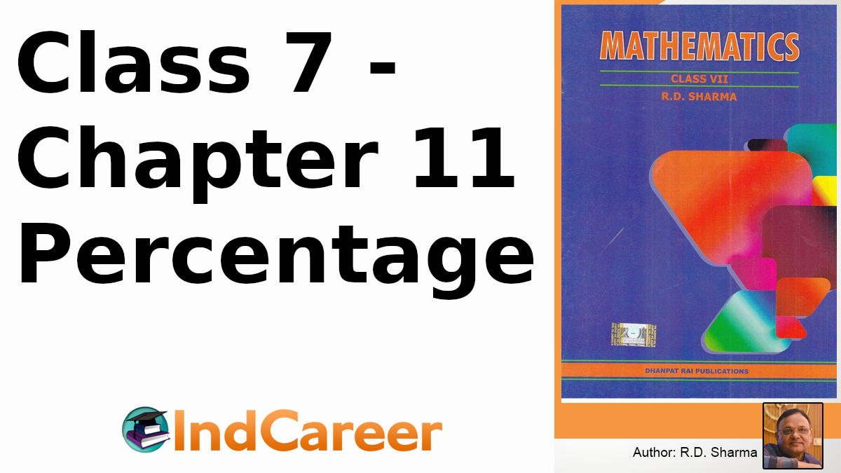 RD Sharma Solutions for Class 7, maths Chapter 11 - IndCareer Schools