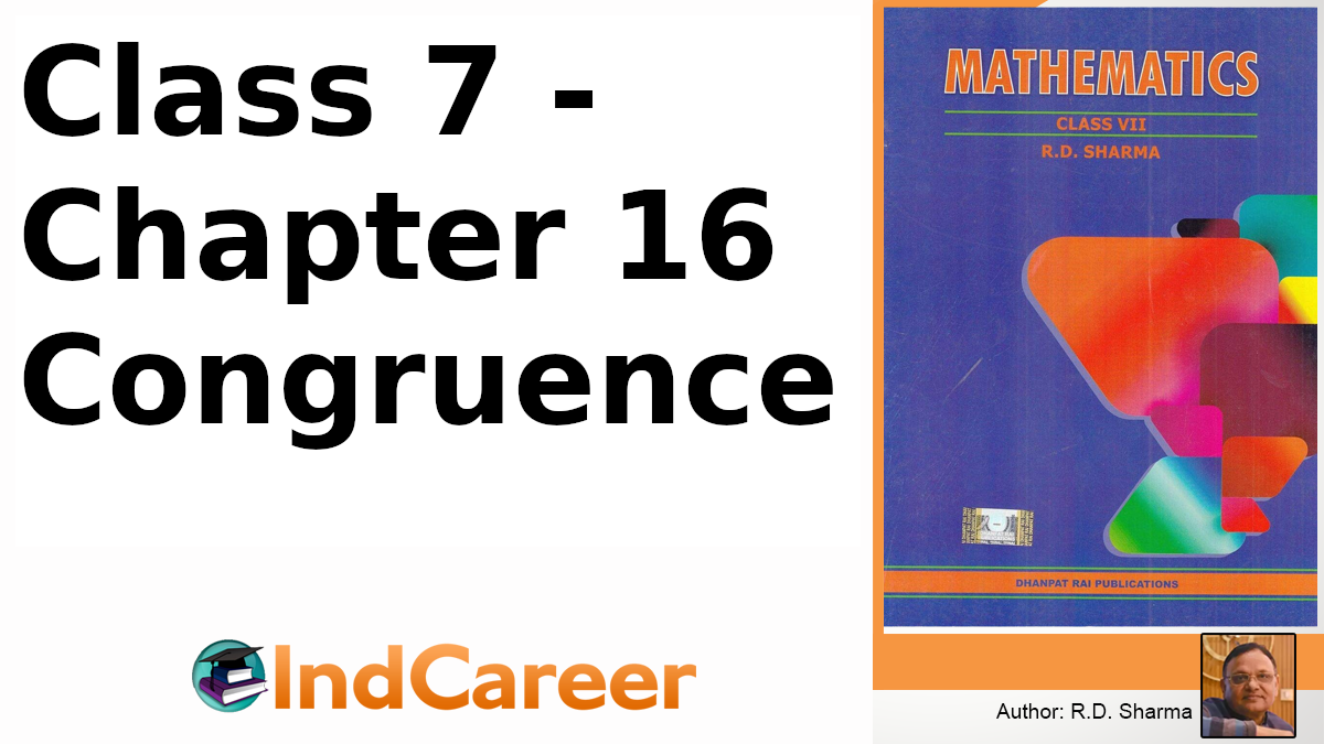 RD Sharma Solutions for Class 7, maths Chapter 16 - IndCareer Schools
