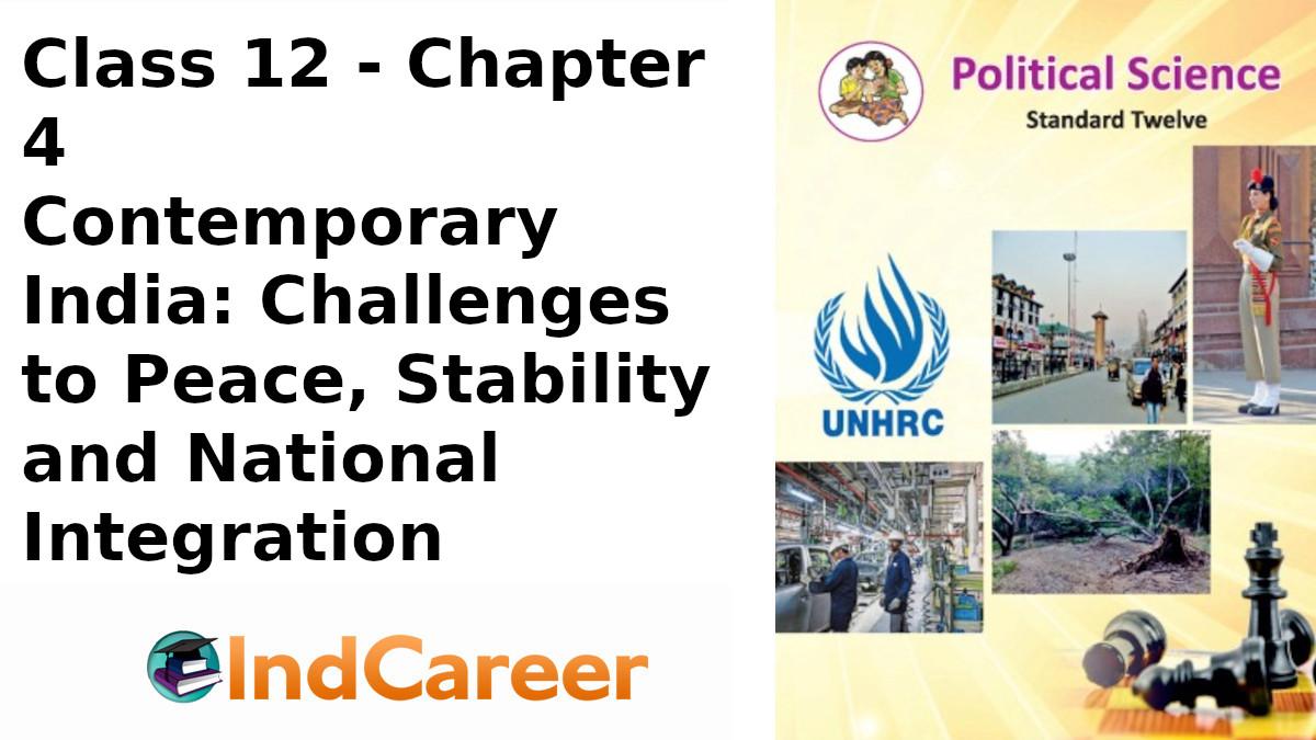 Maharashtra Board for Class 12, Political Sci Ch 4 - IndCareer Schools