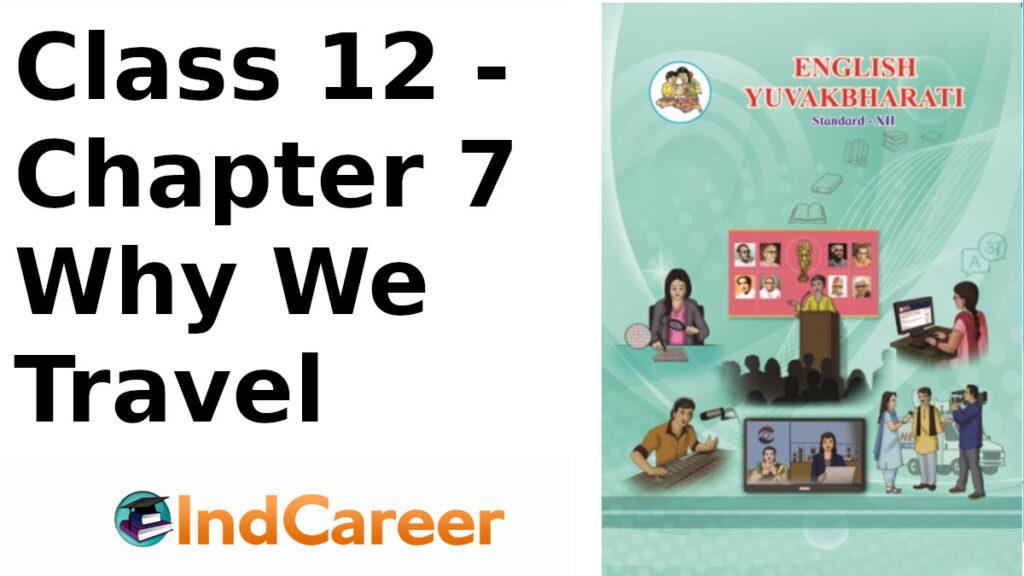 Maharashtra Board for Class 12, English Ch 7 - IndCareer Schools