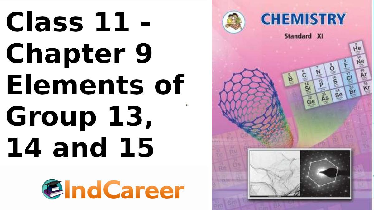 Maharashtra Board for Class 11, Chemistry Ch 9 - IndCareer Schools