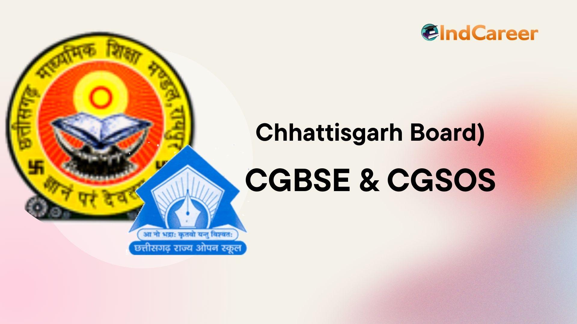 Chattisgarh Board – Time Table, Admit Card, Result , E-Books ...