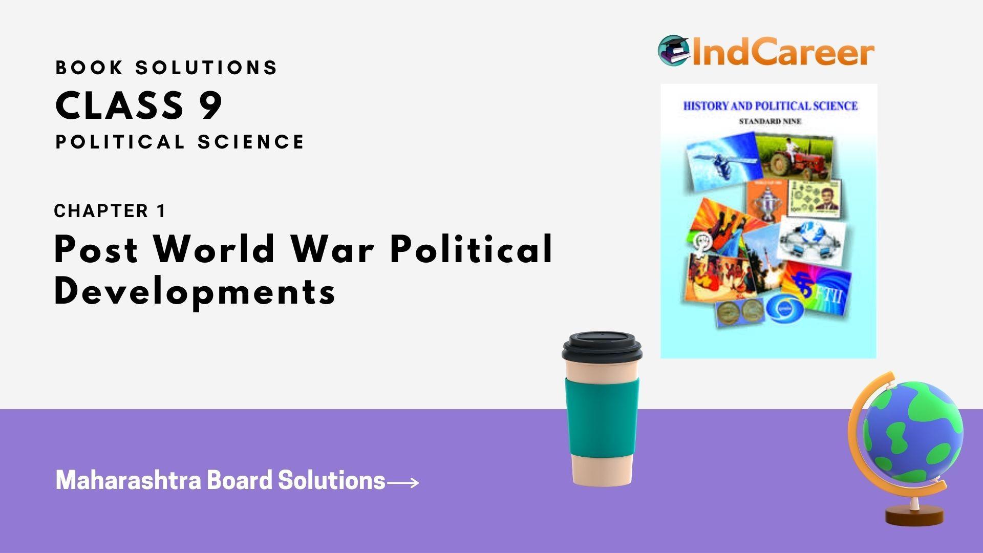 Maharashtra Board for Class 9, Political Chapter 1 - IndCareer Schools