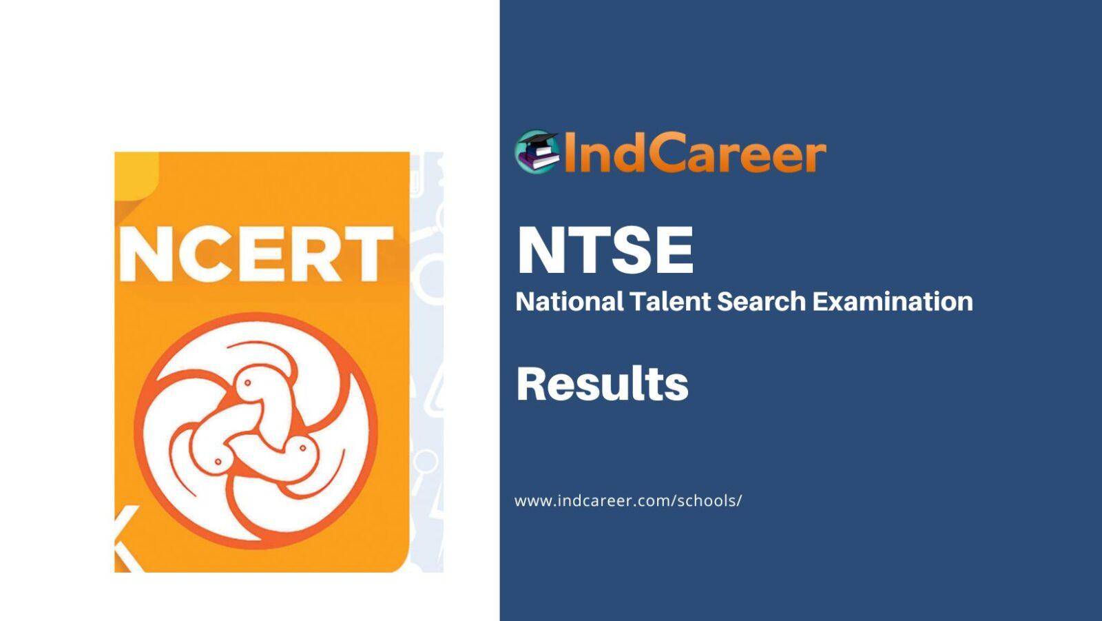 NTSE Results / Merit List - IndCareer Schools