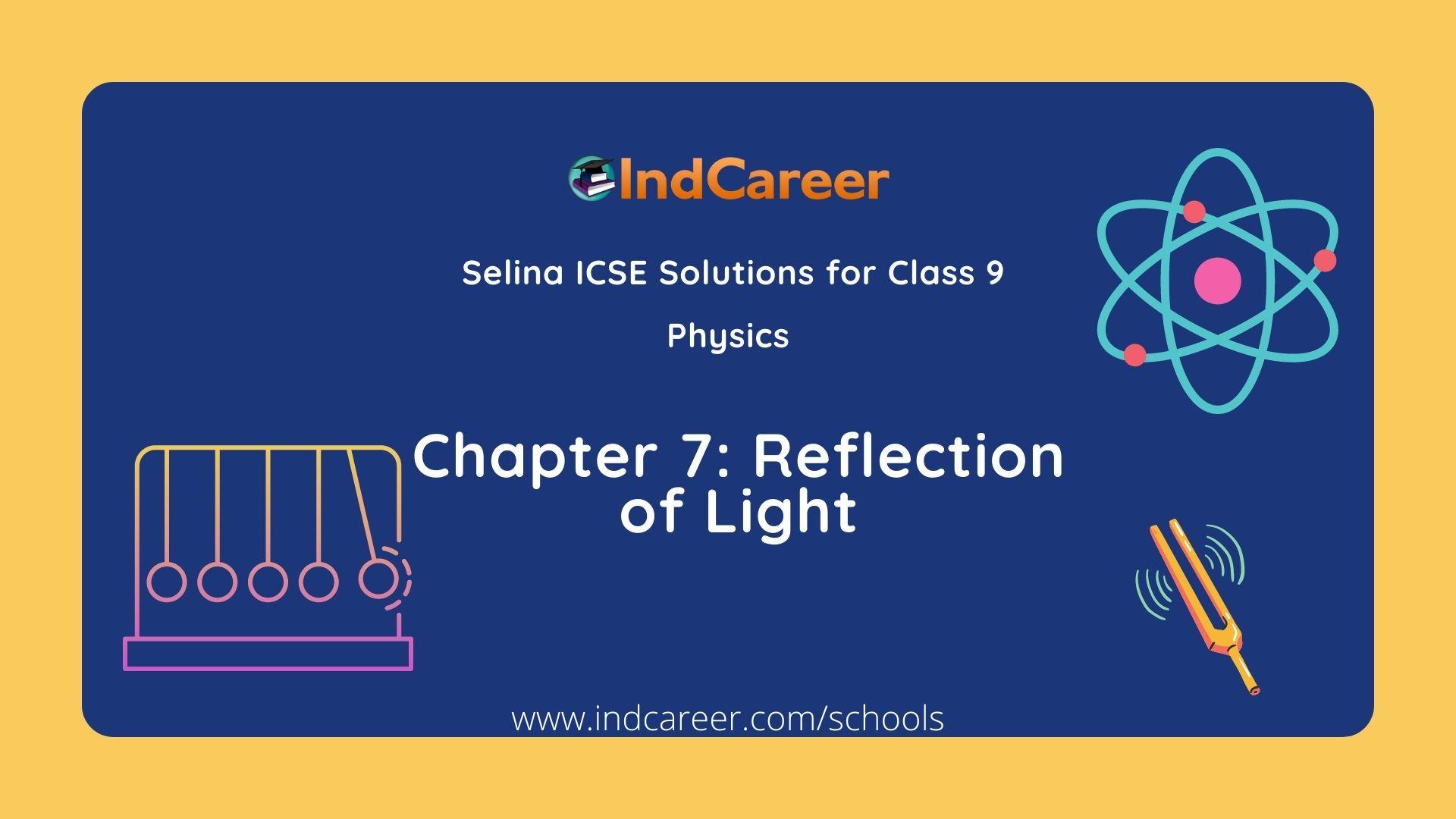 Selina Solutions for Class 9, Physics Chapter 7 - IndCareer Schools