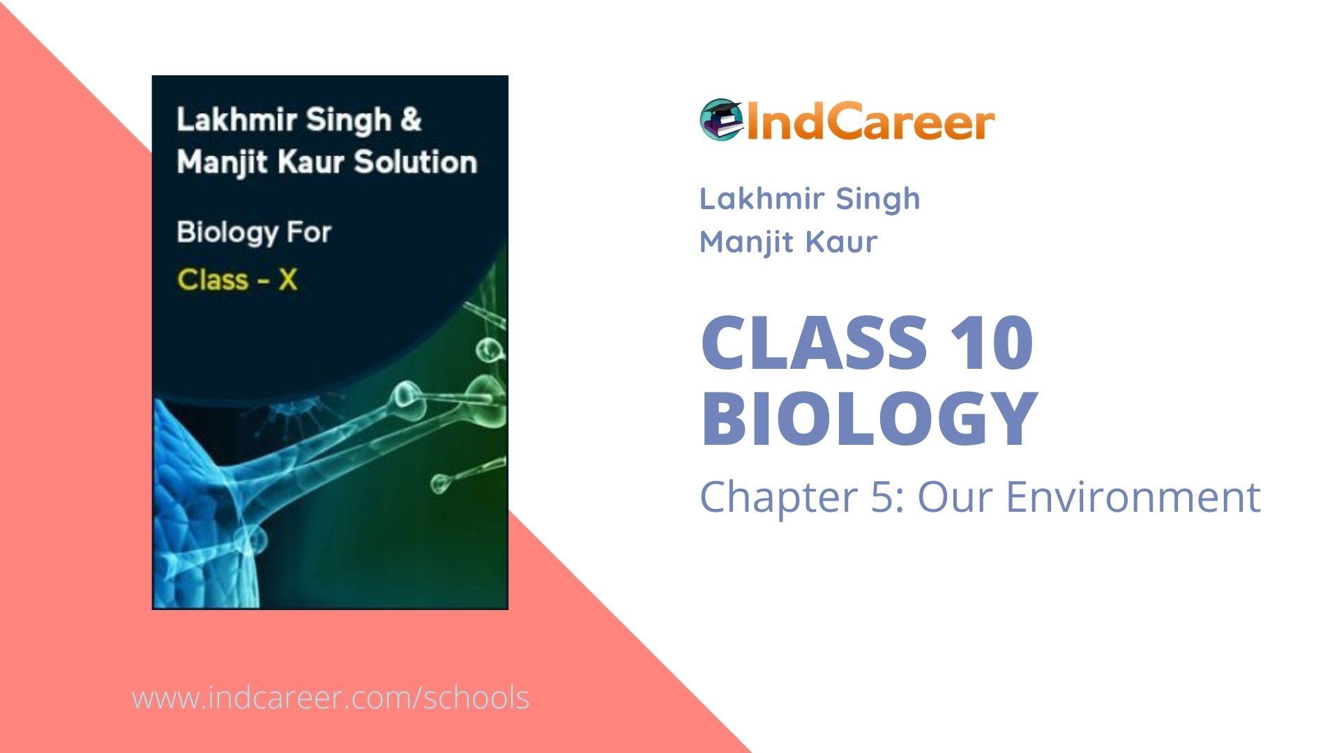 Lakhmir Singh Solutions for Class 10, Biology Ch 5 - IndCareer Schools