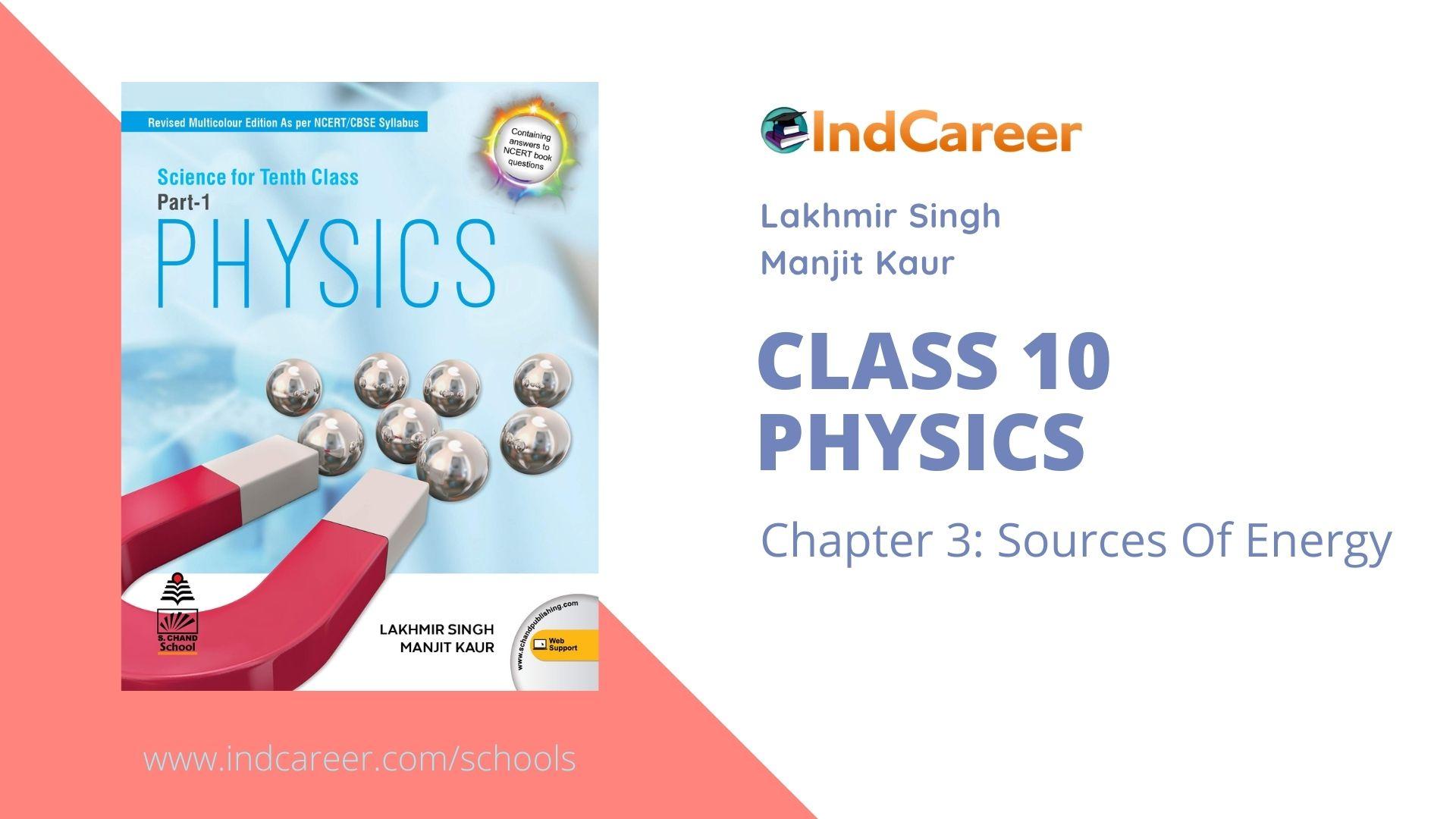 Lakhmir Singh Solutions for Class 10, Physics Ch 3 - IndCareer Schools