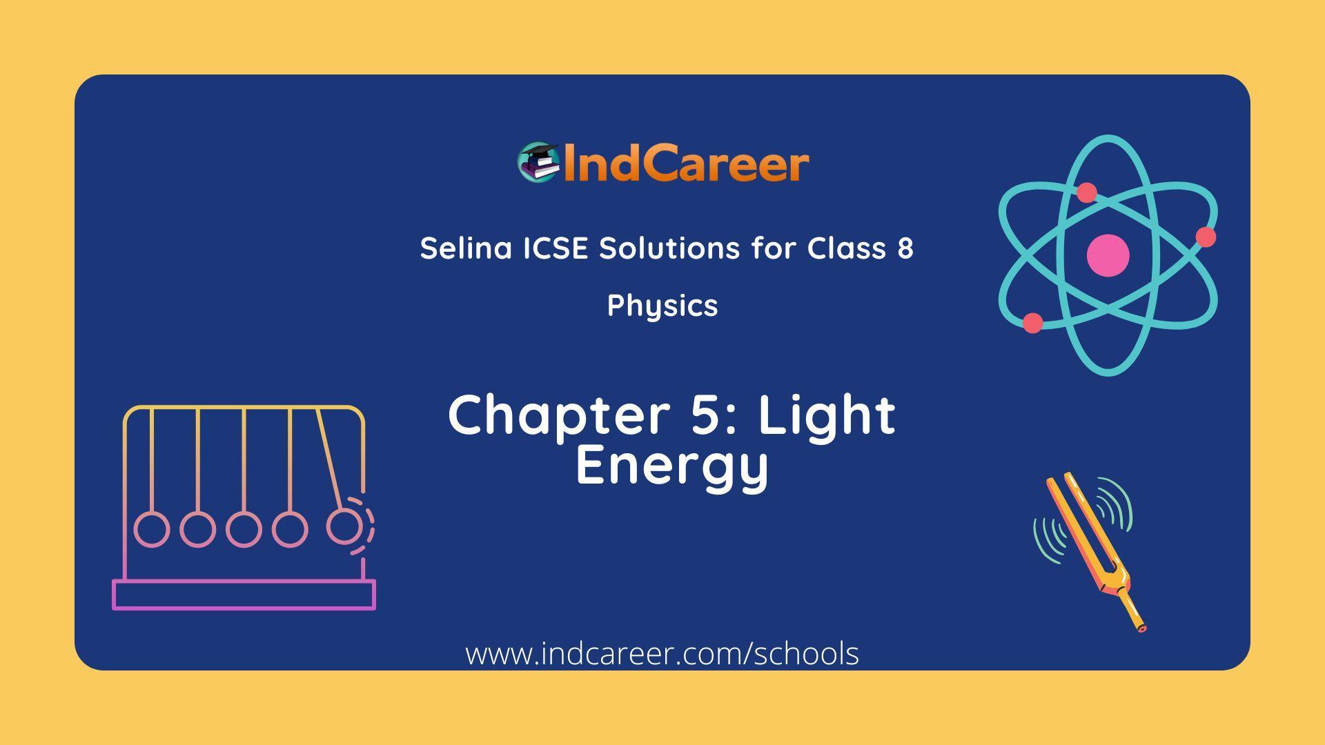 Selina Solutions for Class 8, Physics Chapter 5 - IndCareer Schools