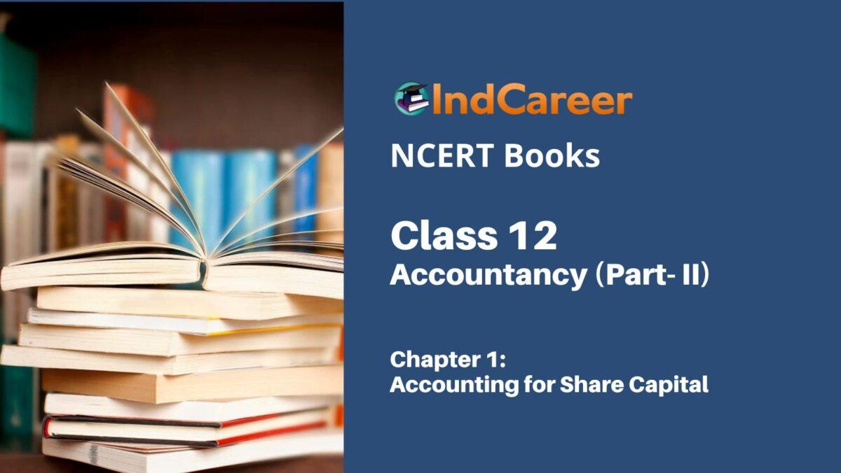 NCERT Book for Class 12 Accountancy Part II Chapter 1