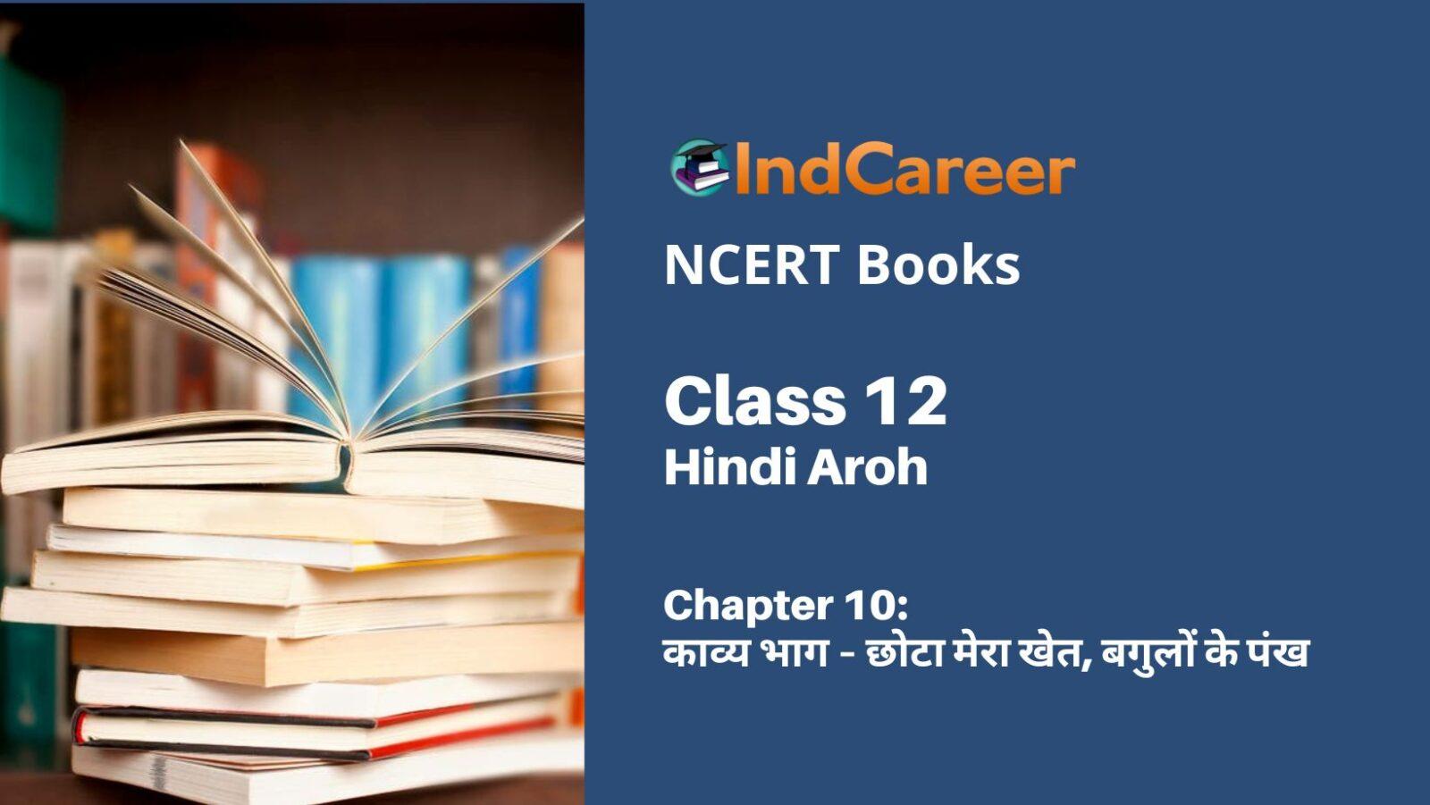 NCERT Book for Class 12 Hindi Aroh Chapter 10 काव्य भाग – छोटा