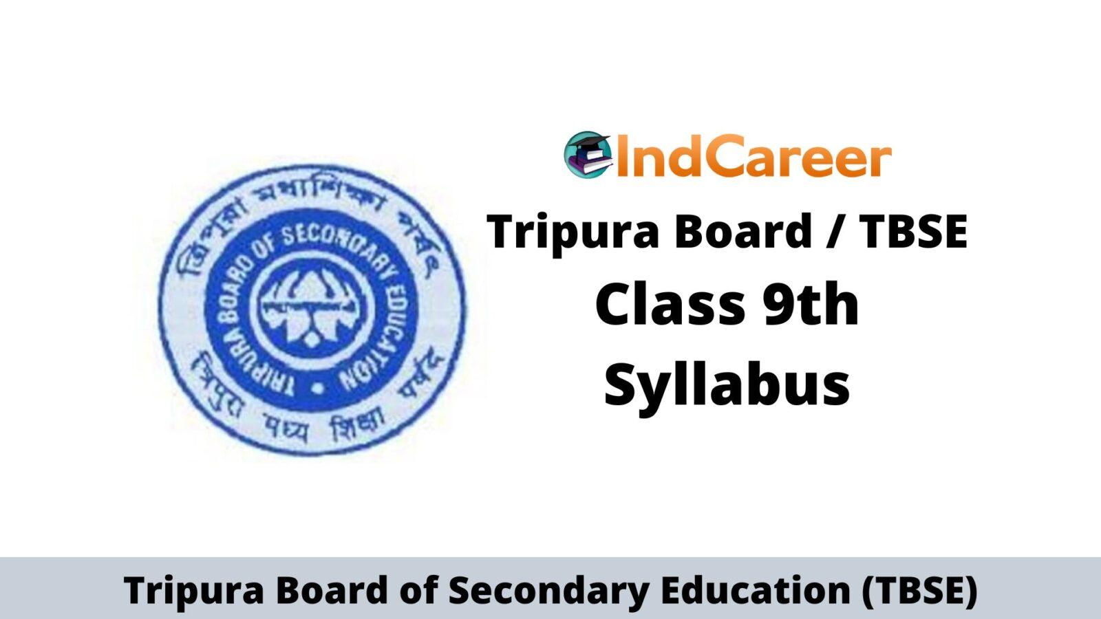Tripura Board Class 9 Syllabus - IndCareer Schools