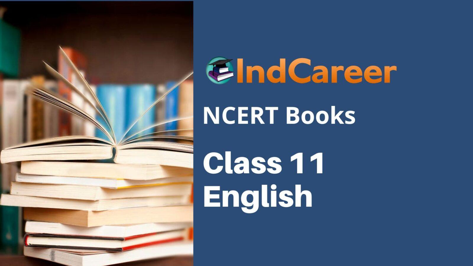 NCERT Books for Class 11 English - IndCareer Schools